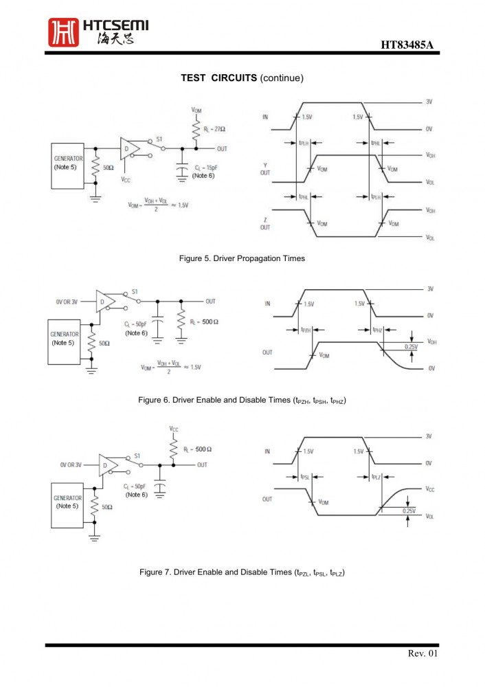 HT83485ARZ datasheet page 5