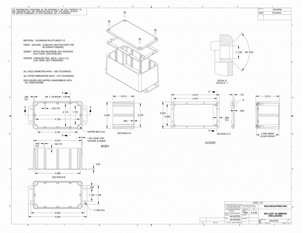 CN-6704 manufacturer drawing image
