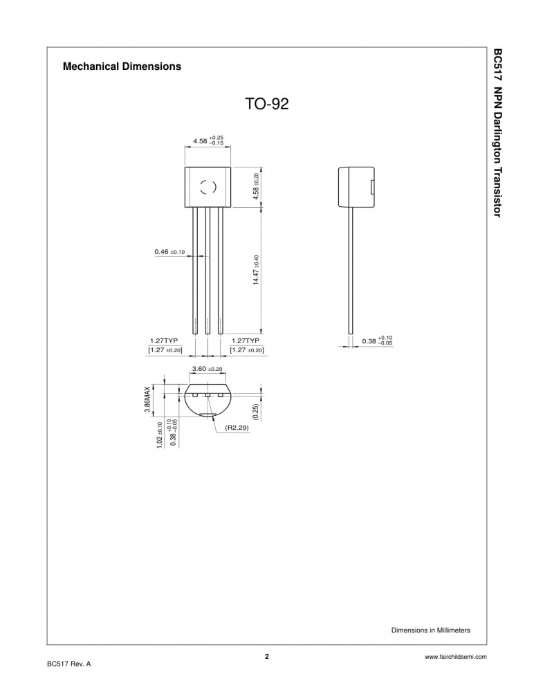BC517 datasheet page 2