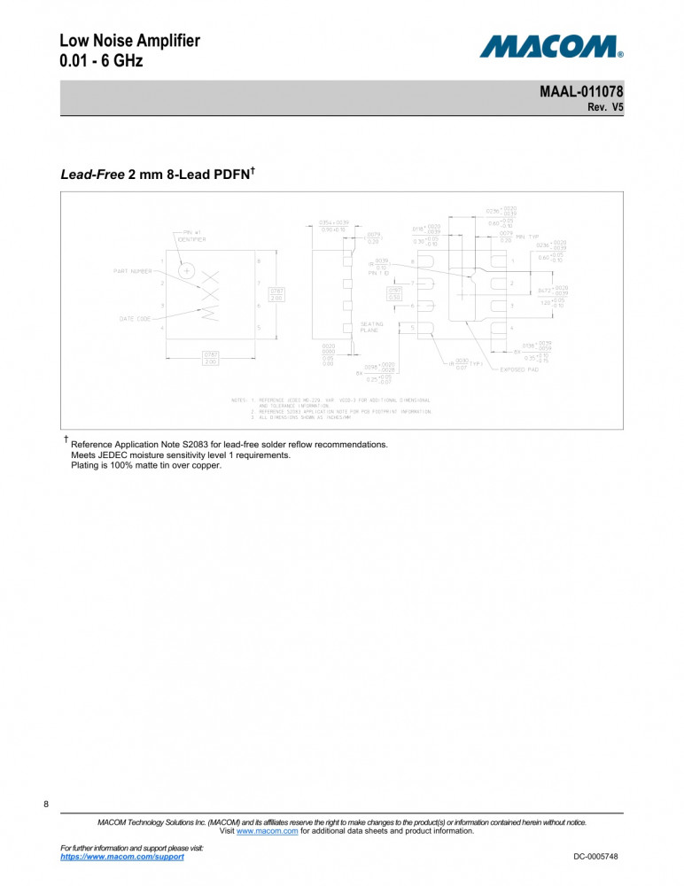 MAAL-011078 datasheet page 8