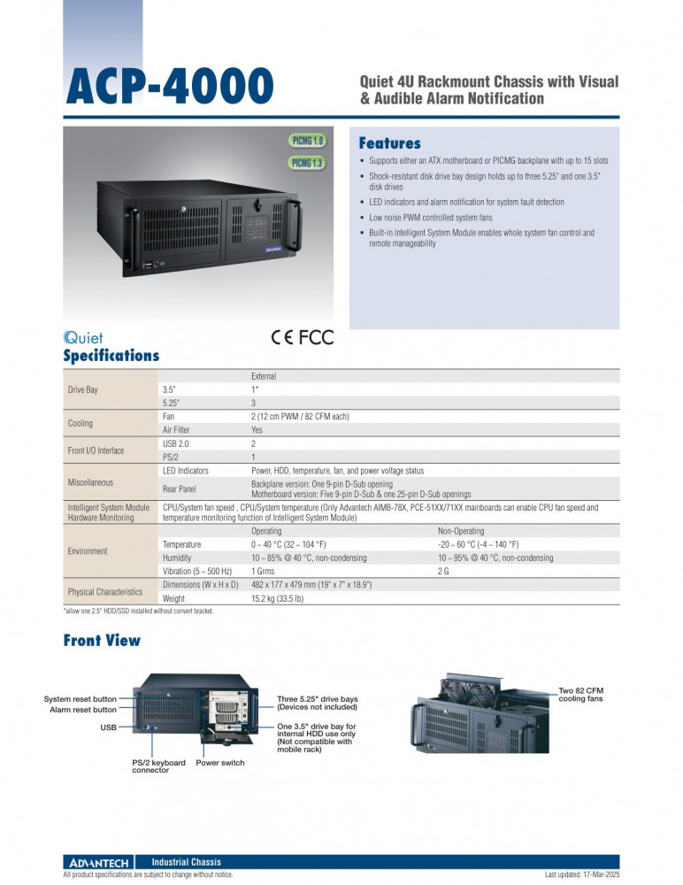 ACP-4000 technical document page 1