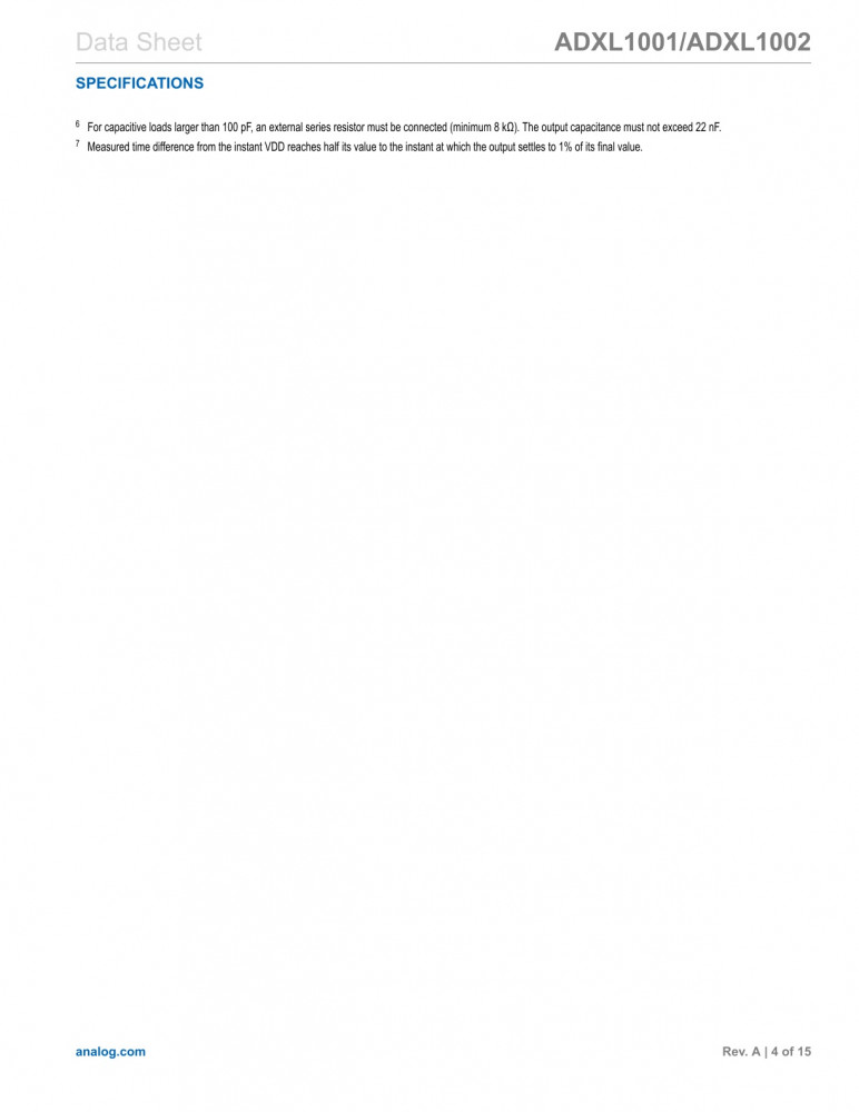 ADXL1002 datasheet page 4