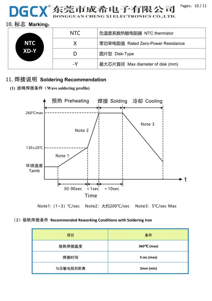 NTC2.5D-9SMFSOE datasheet page 10