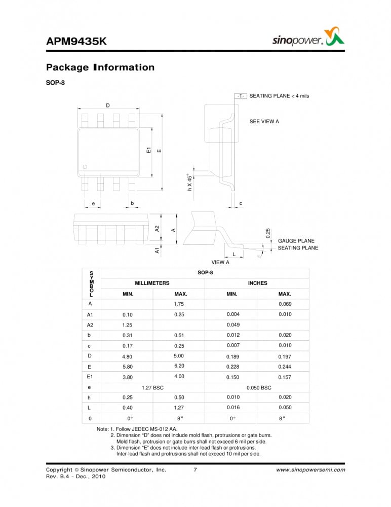 APM9435KC-TRG datasheet page 7