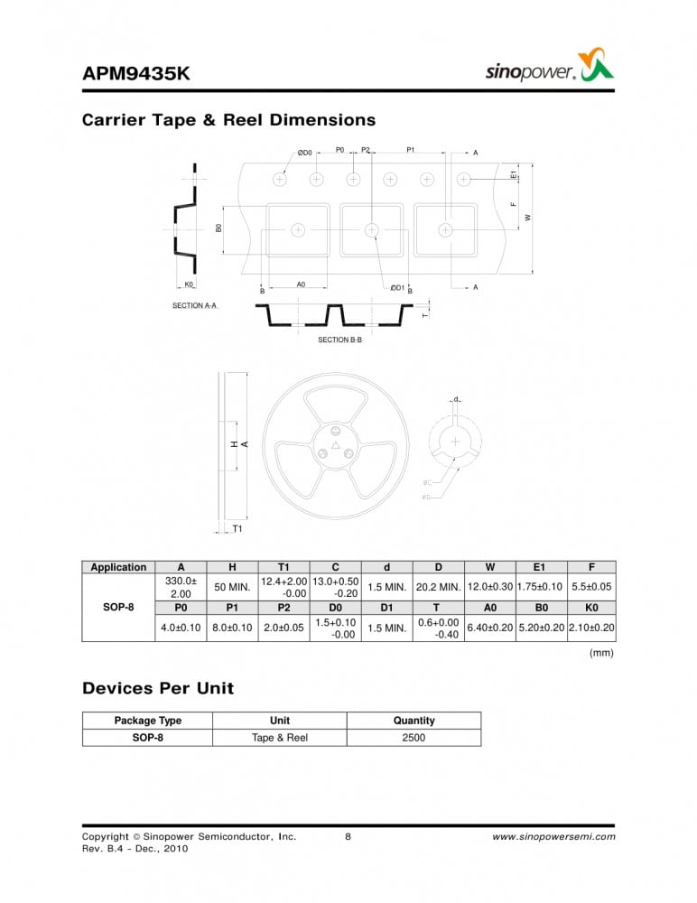 APM9435KC-TRG datasheet page 8