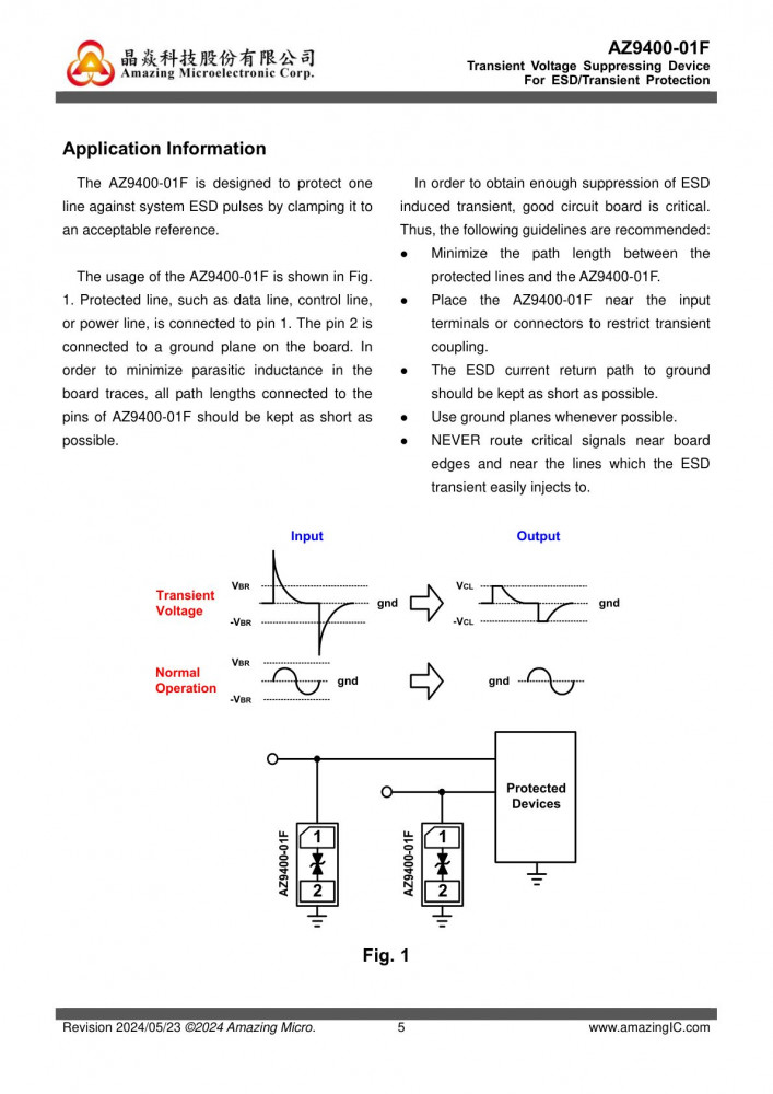 AZ9400-01F datasheet page 5