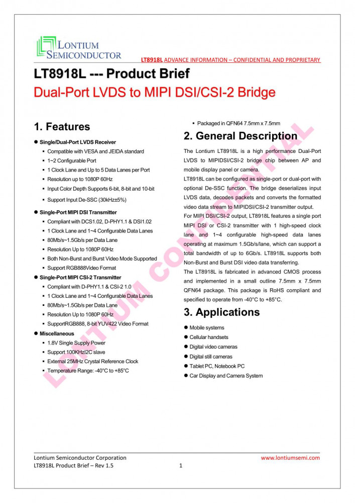 LT8918L document page 1