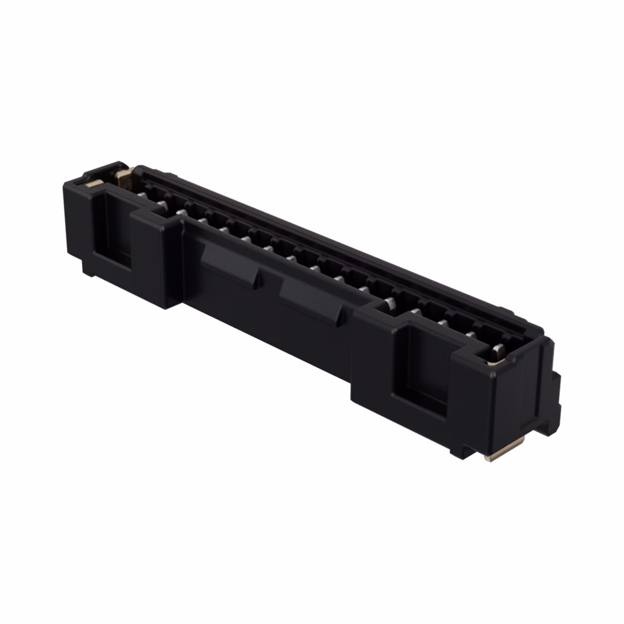 1.50mm Pitch, Micro-Lock Plus PCB Header, Single Row, Right Angle, Surface Mount, Tin-Bismuth Plating, Positive Lock, 16 Circuits, Black for sale