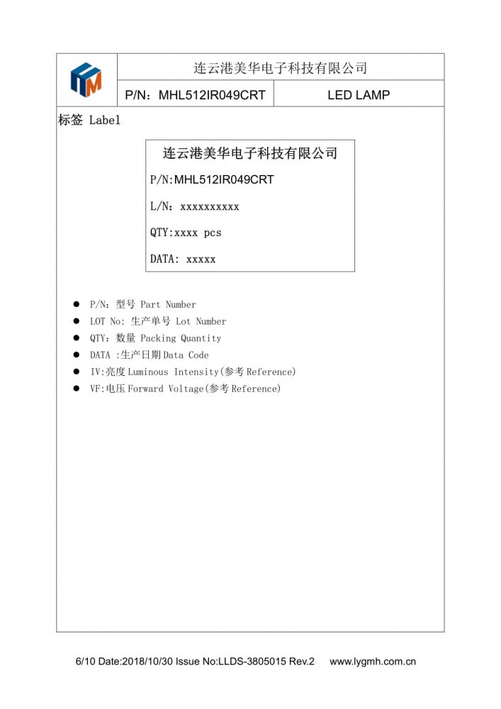 MHL512IR049CRT datasheet page 6
