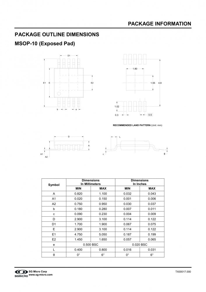 SGM8905 datasheet page 7