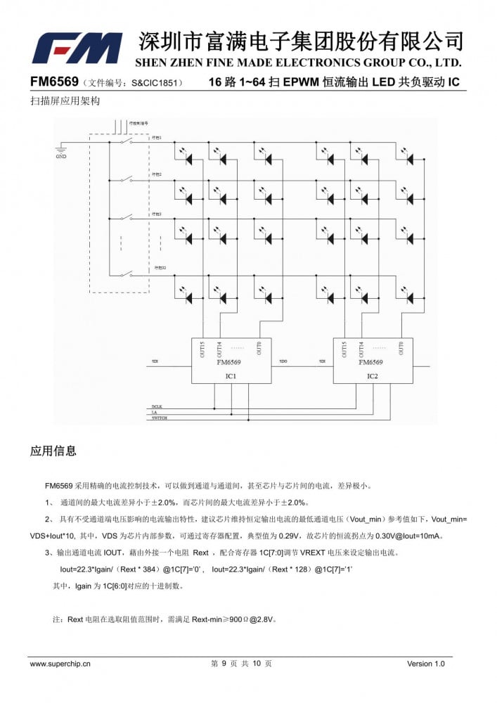 FM6569 datasheet page 9