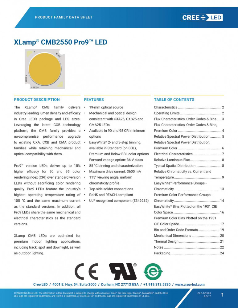 CMB2550-Pro9 document page 1