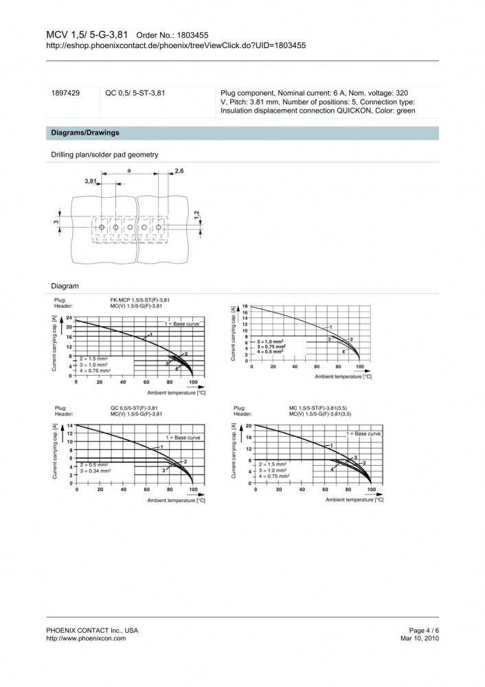 Phoenix Contact 1803455 technical document page 4