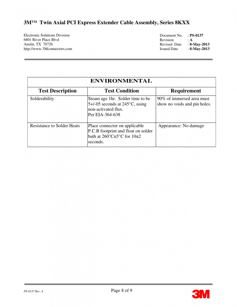 3M 8KH2-0723-0500 technical document page 8