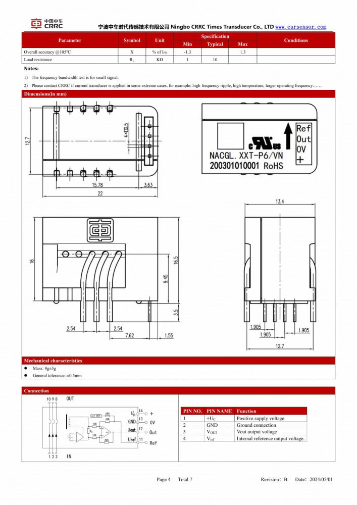 NACGL.50T-P6/VN datasheet page 4
