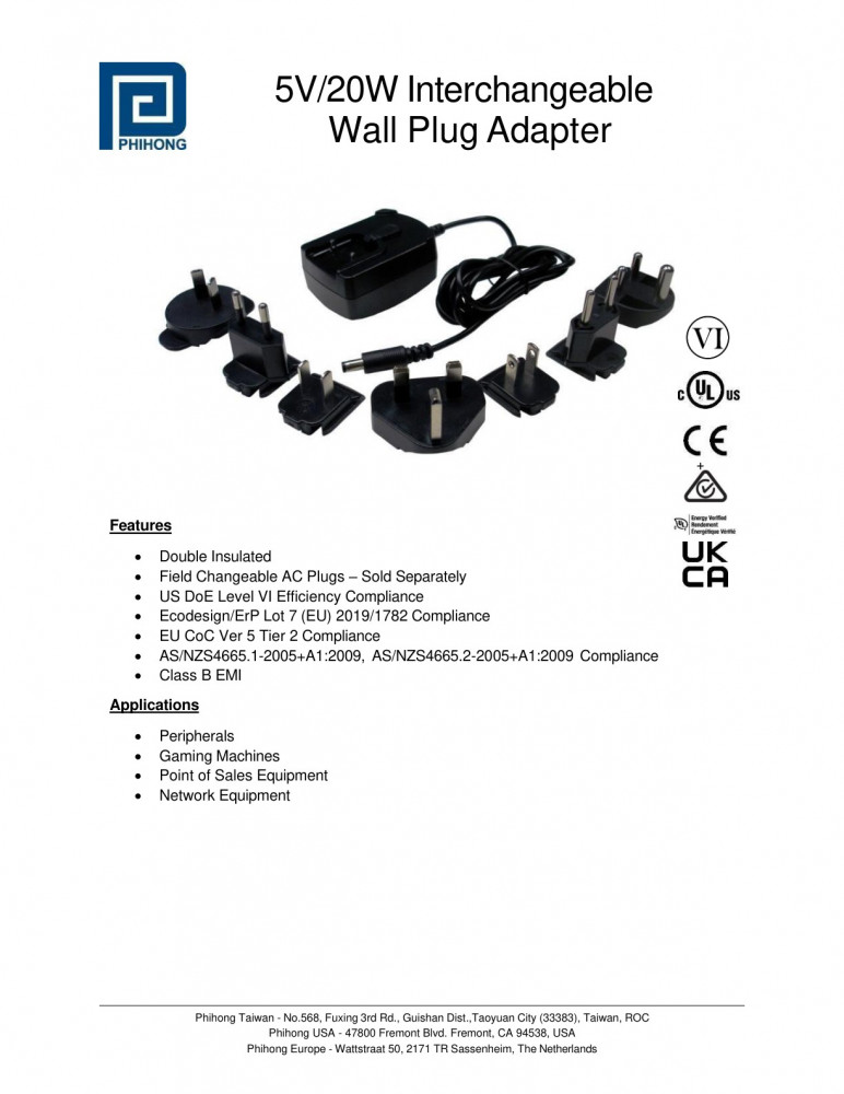 PSAA20R-050L6-R document page 1