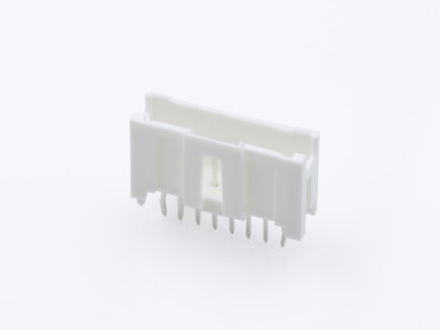 MicroClasp Right-Angle Header, 2.00mm Pitch, Single Row, Through Hole, Tin (Sn) Plating, 10 Circuits, with PCB Locator