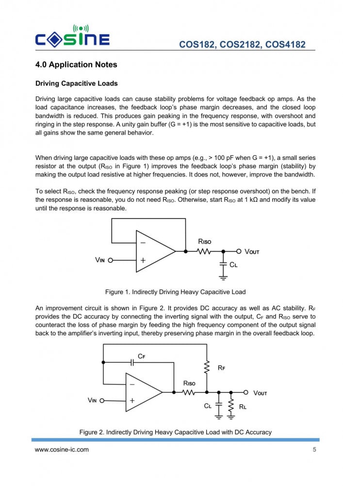 COS4182U datasheet page 5