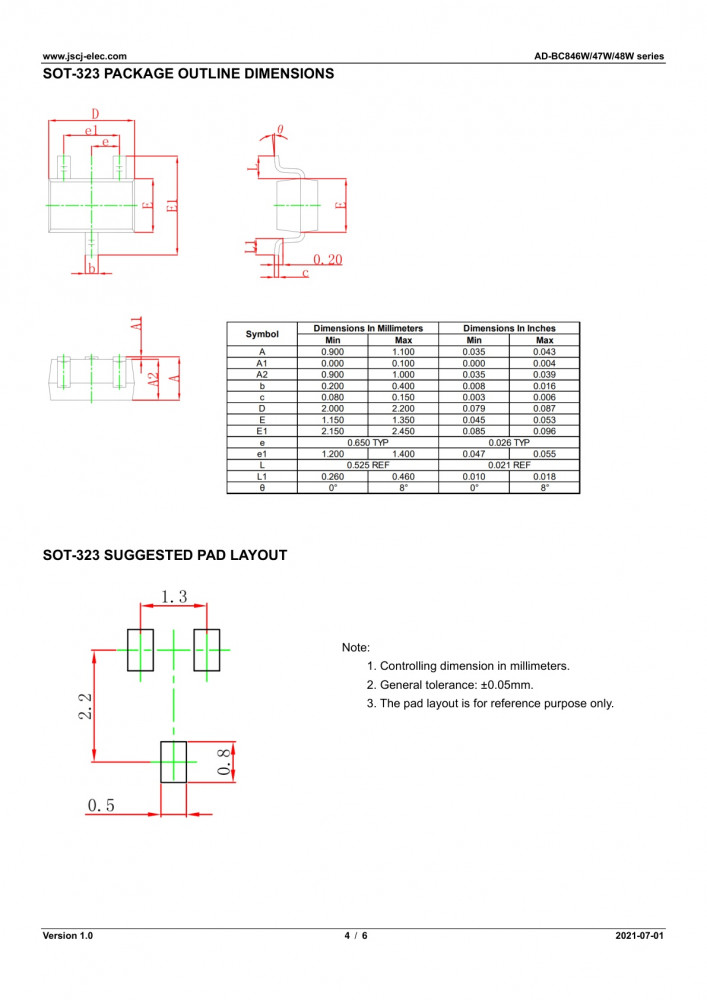AD-BC847W-B datasheet page 4