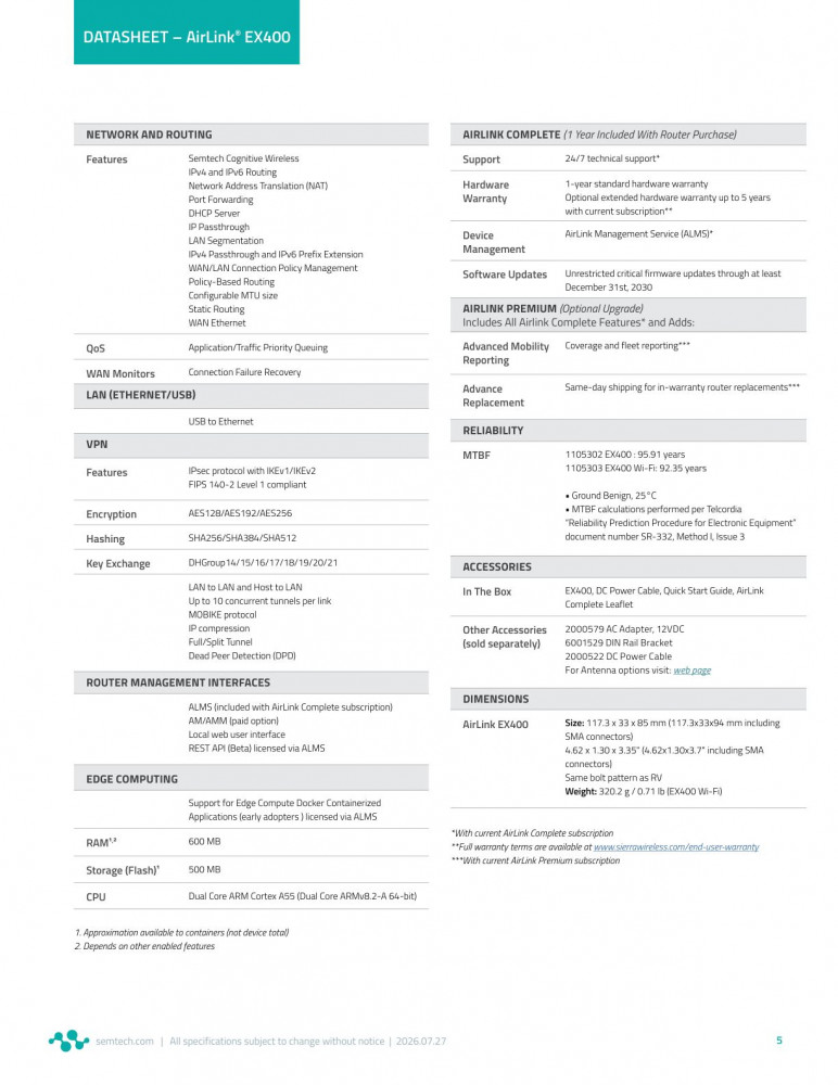 EX400 technical document image 5