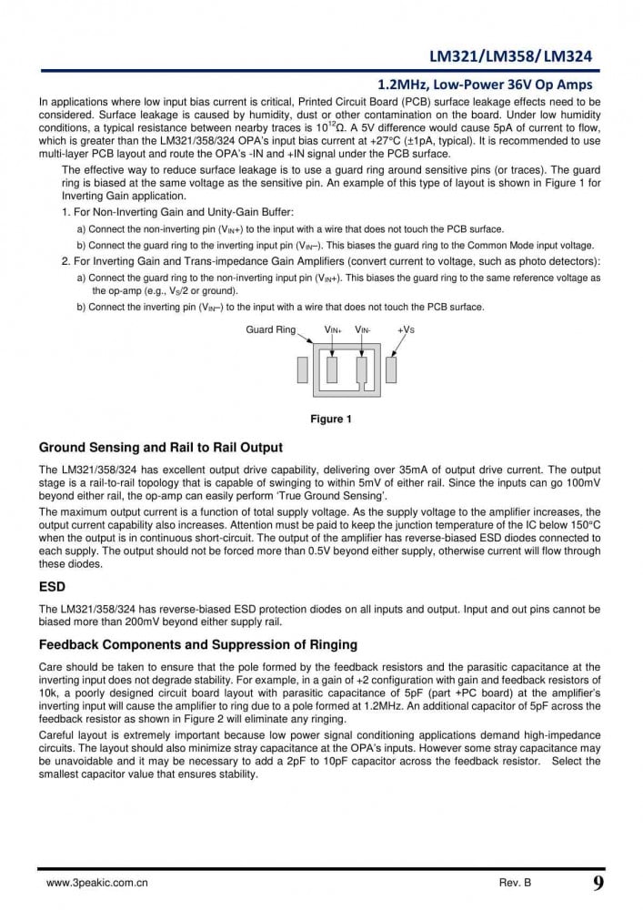 LM321-TR datasheet page 9