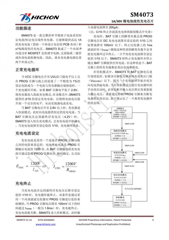 SM4073 datasheet page 4