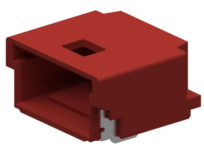 1.00mm Pitch, Pico-Clasp PCB Header, Single Row, Right-Angle, Surface Mount, Tin Plated, Friction Lock, 2 Circuits, Red for sale