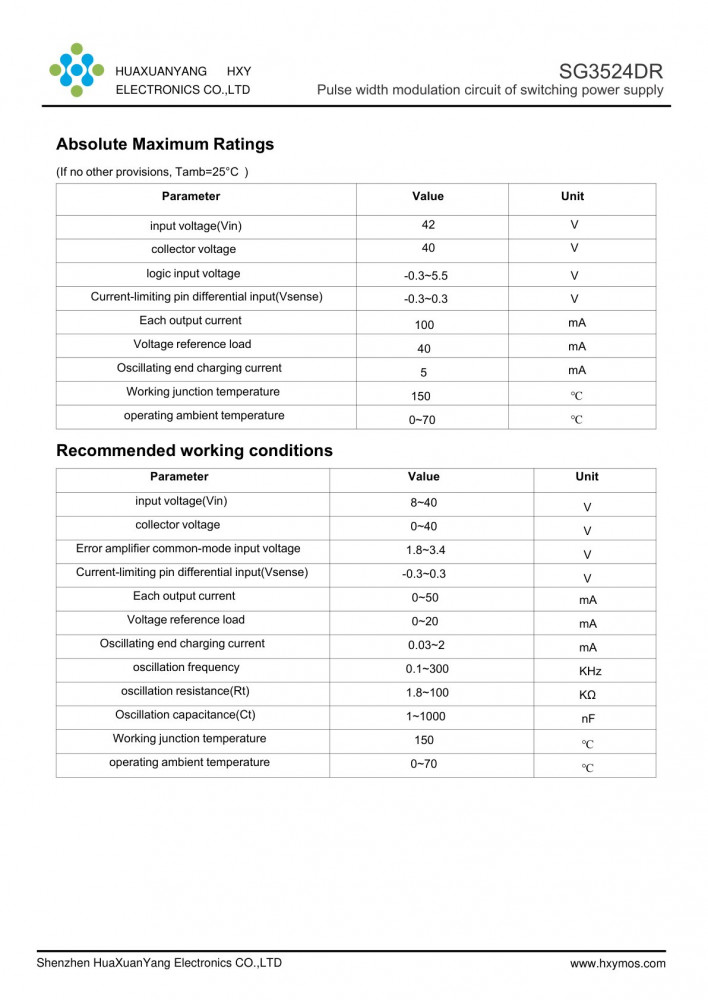 SG3524DR-HXY datasheet page 3
