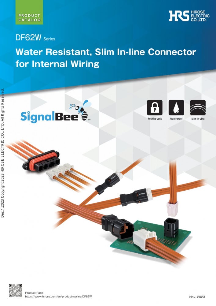 HRS DF62W datasheet page 1