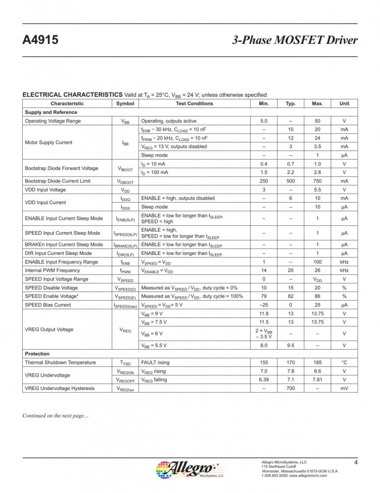 A4915 datasheet page 4