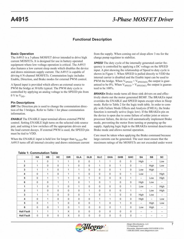 A4915 datasheet page 7