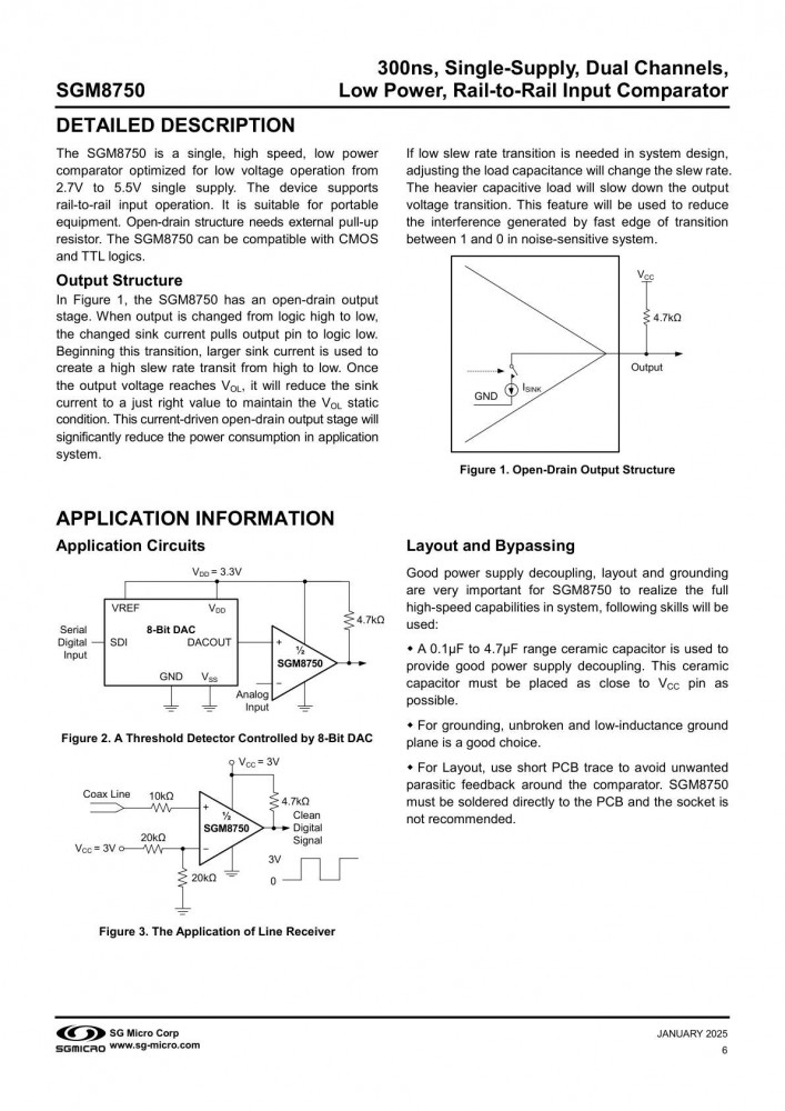 SGM8750 datasheet page 6