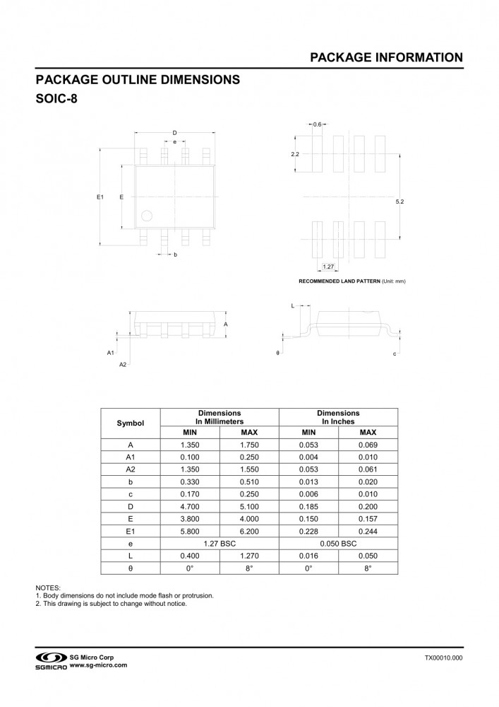 SGM8750 datasheet page 8
