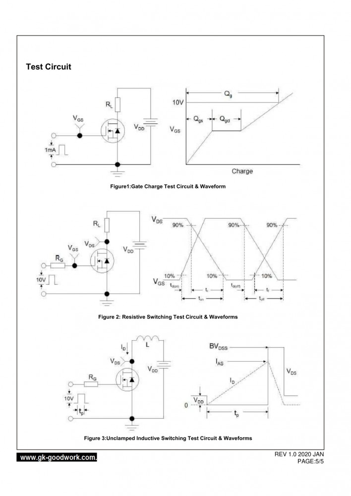 100N03NF technical document page 5