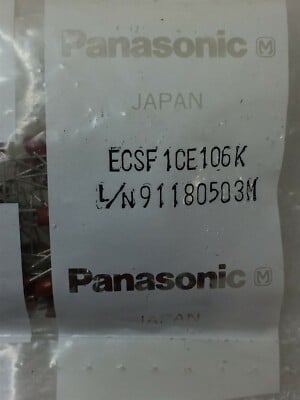 PANASONIC ECS-F1CE106K Tantalum Capacitor for sale