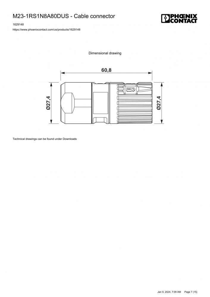 Phoenix Contact 1629148 technical document page 7