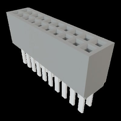 Samtec SFMC-110-01-S-D Female Socket Header for sale