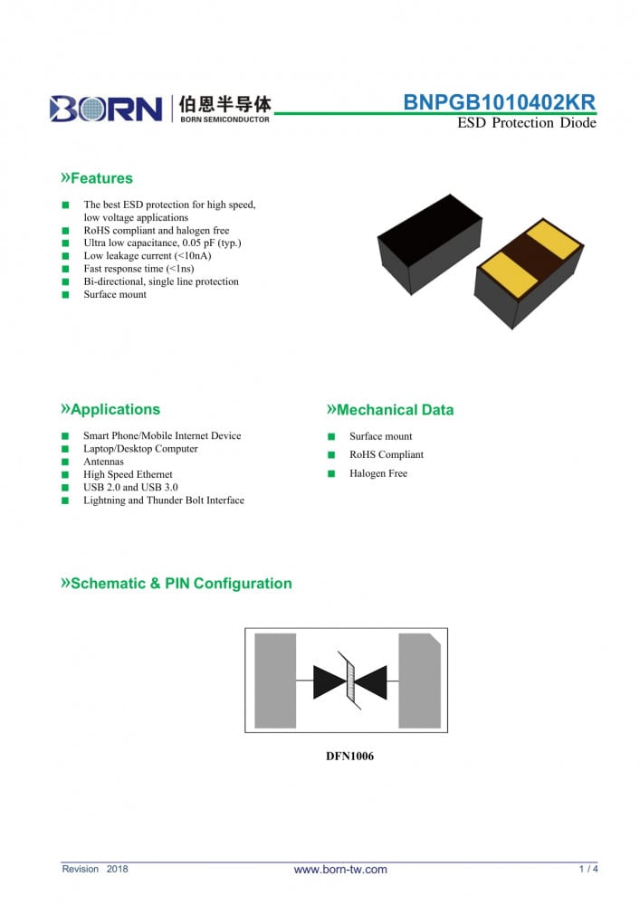 BNPGB1010402KR technical document page 1