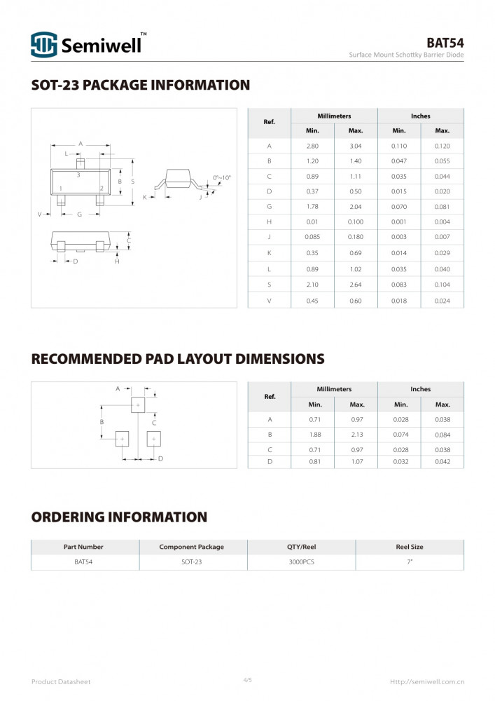 BAT54 datasheet page 4