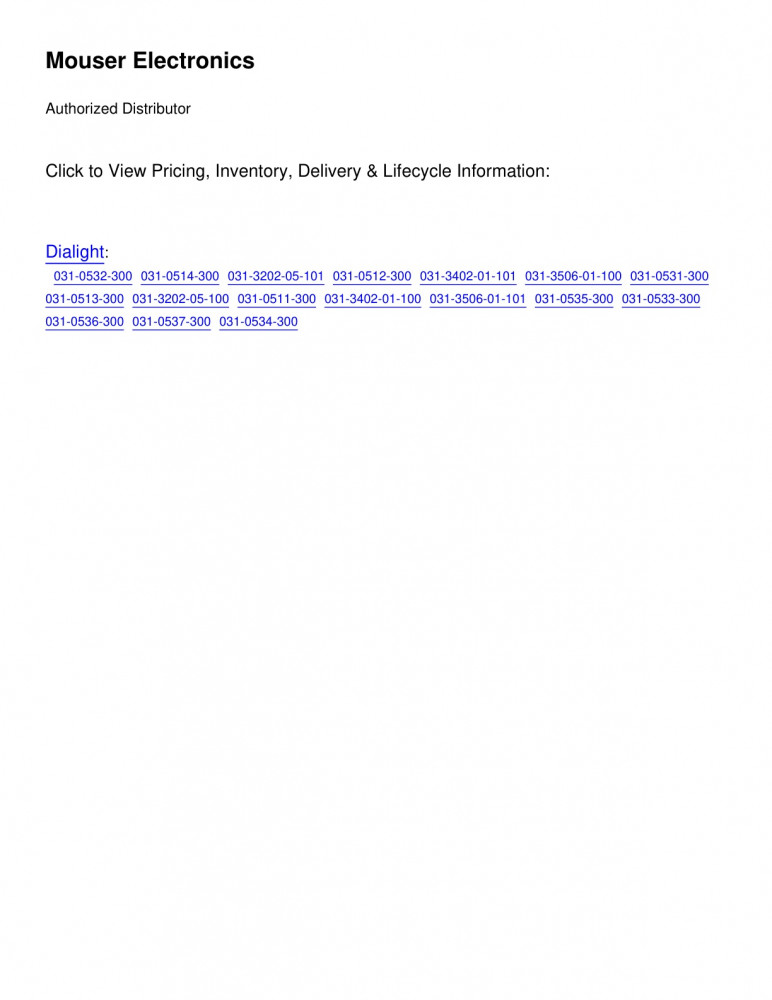 Dialight 31 Series documentation page 2