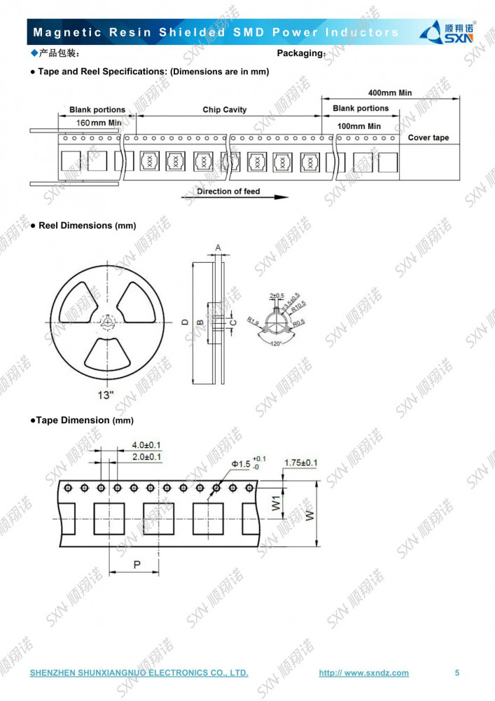 SMNR4020 identification and dimensions