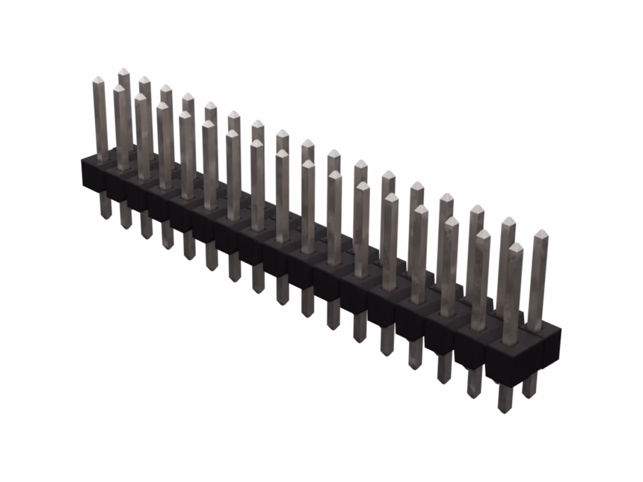 C-Grid Header, 2.54mm Pitch, Through Hole, Dual Row, Vertical, 34 Circuits, 2.54µm Tin (Sn) Plating, Tray Packaging, Lead-Free for sale