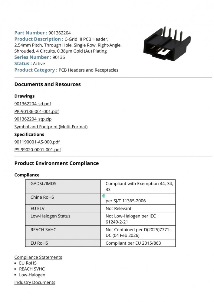 901362204 technical document page 1