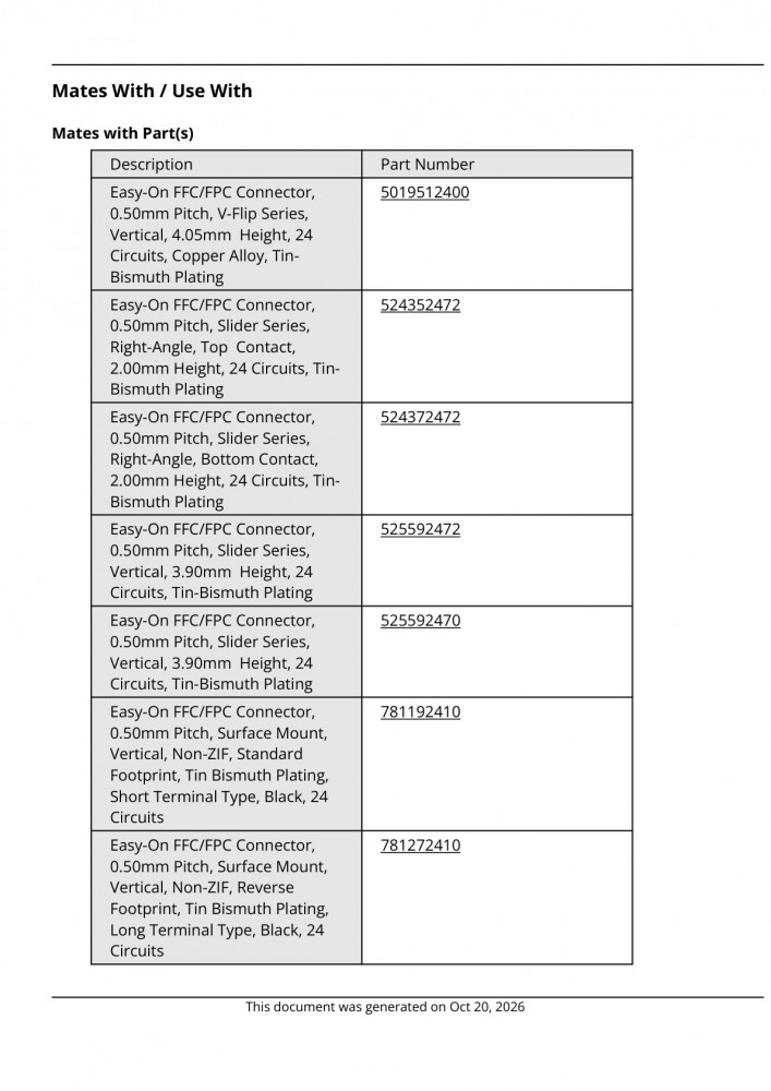 MOLEX 151660251 technical document image 3