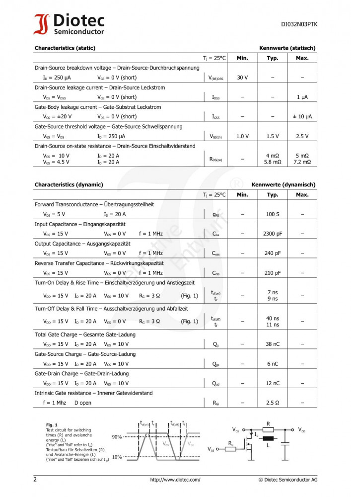 DI032N03PTK document page 2