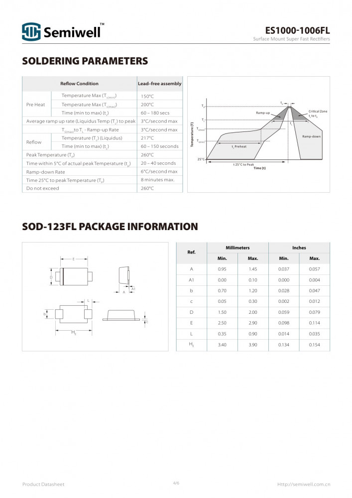 ES1001FL datasheet page 4