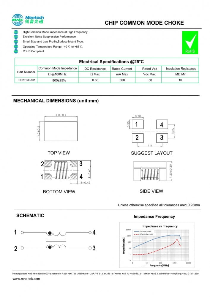 CC2012E-801 technical document page