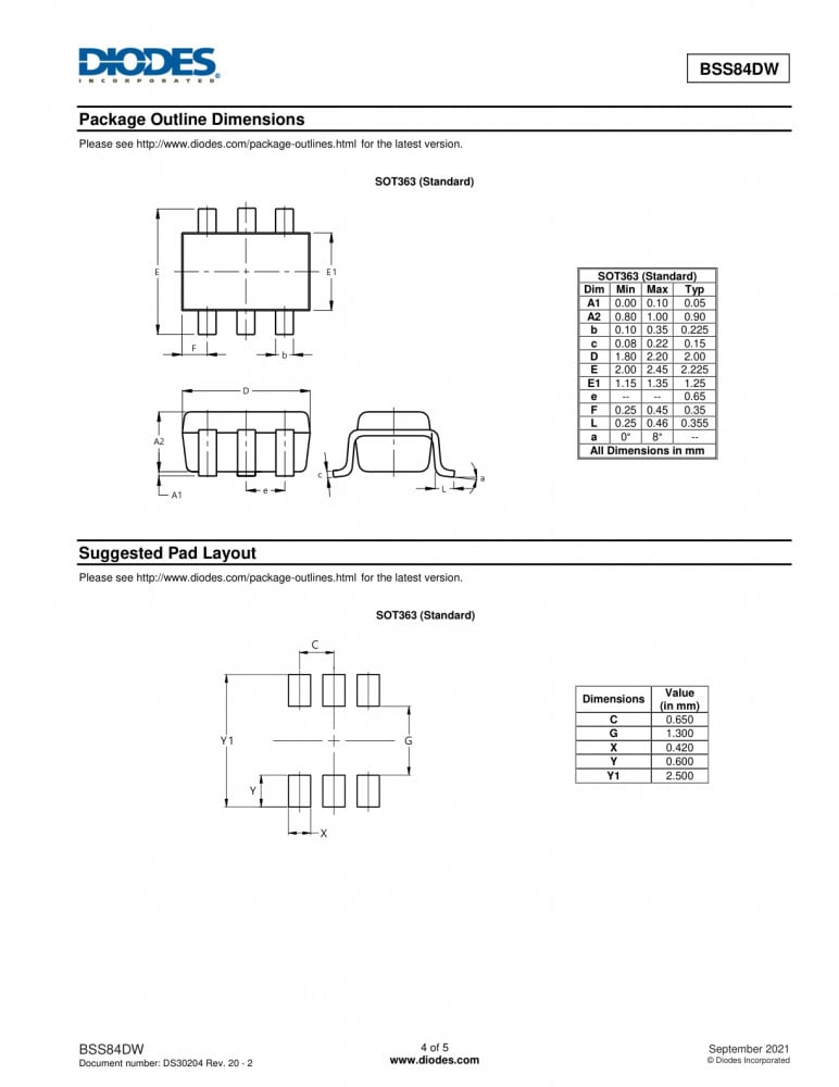 BSS84DW-7-F datasheet page 4