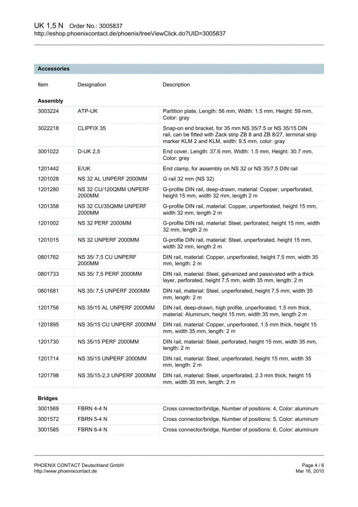 UK 1,5 N 3005837 technical document page 4