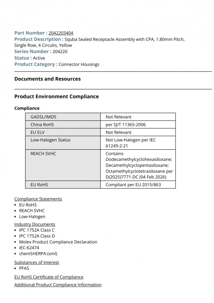 Product document image, page 1